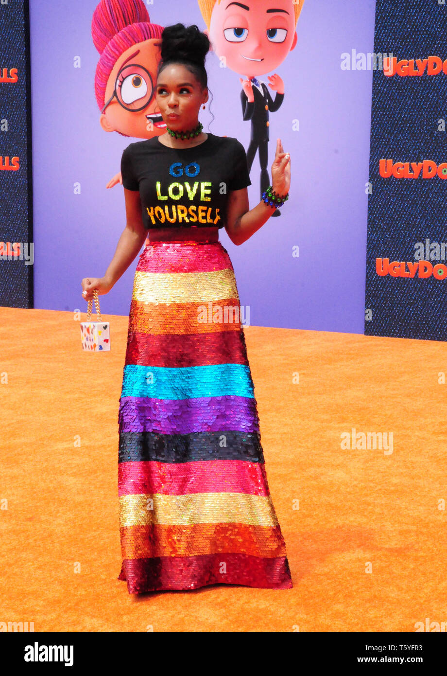 Los Angeles, California, USA 27th April, 2019 Singer Janelle Monae ...