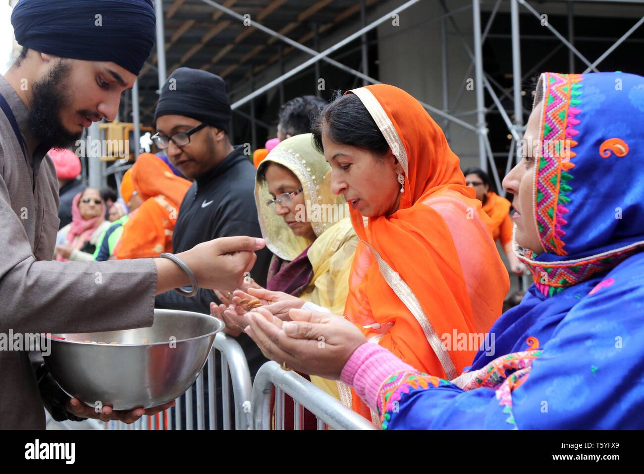 New York City, New York, USA. 27th Apr, 2019. The Sikh Cultural Society ...