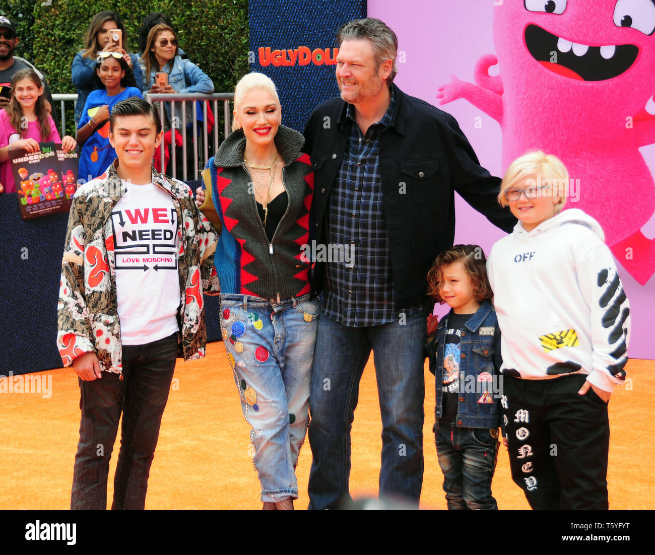 Los Angeles, California, USA 27th April, 2019 (L-R)Kingston Rossdale ...