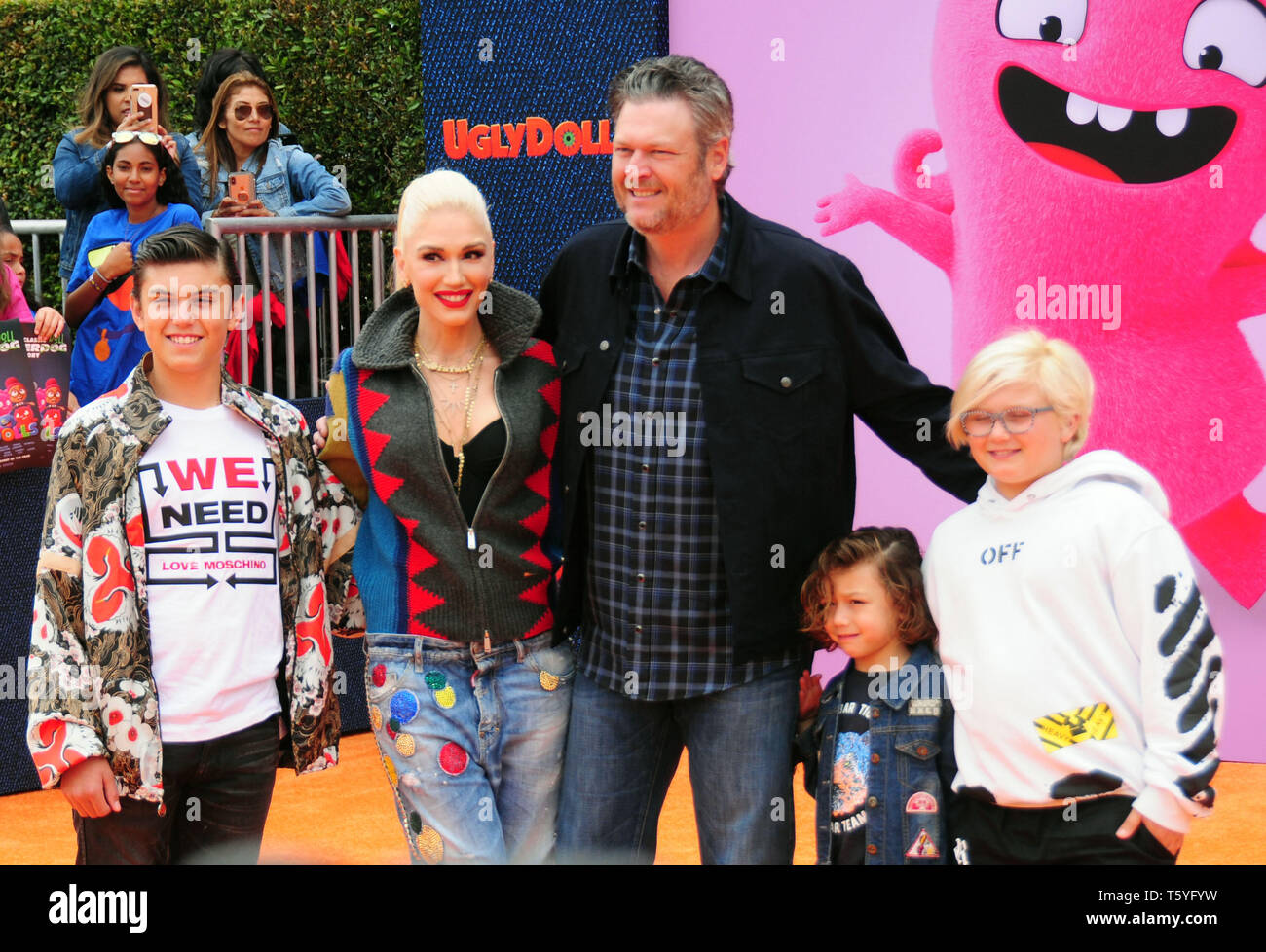 Los Angeles, California, USA 27th April, 2019 (L-R)Kingston Rossdale ...