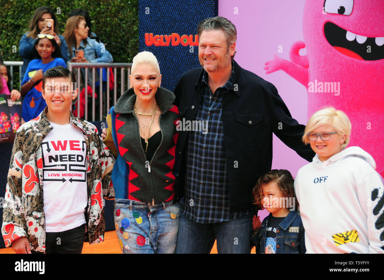 Los Angeles, California, USA 27th April, 2019 (L-R)Kingston Rossdale ...