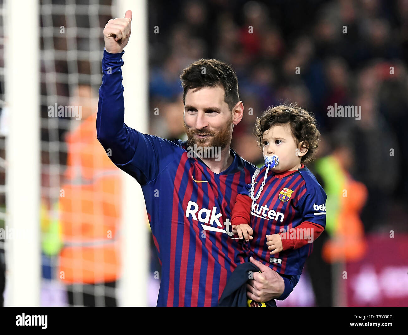BARCELONA, 27-04-2019. LaLiga 2018/ 2019, date 35. Barcelona-Levante ...