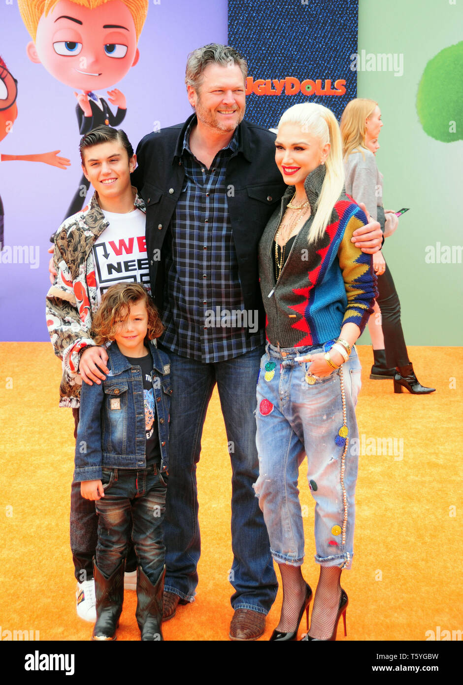 Los Angeles, California, USA 27th April, 2019 (L-R)Kingston Rossdale ...