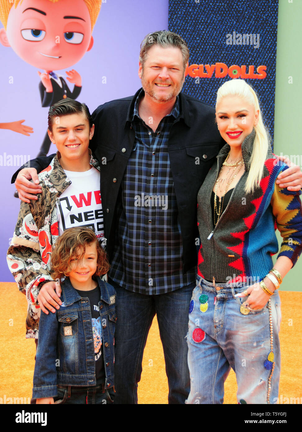 Los Angeles, California, USA 27th April, 2019 (L-R)Kingston Rossdale ...