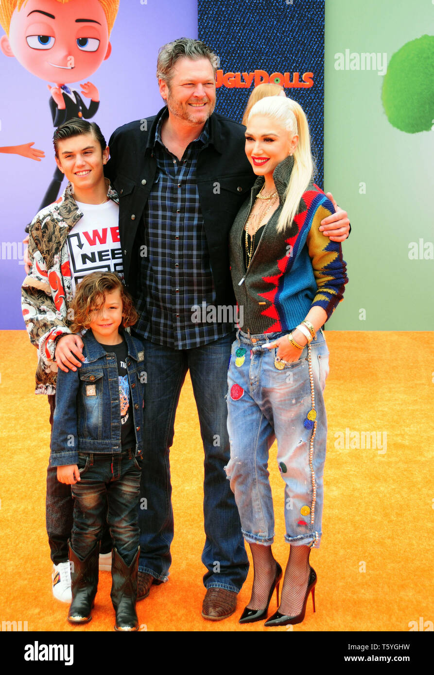 Los Angeles, California, USA 27th April, 2019 (L-R)Kingston Rossdale ...