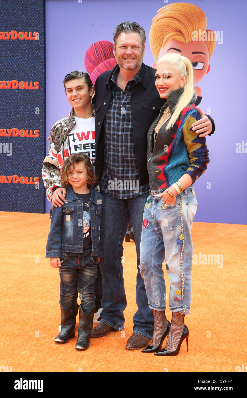 LOS ANGELES, CA April 27: Kingston Rossdale, Gwen Stefani, Blake ...