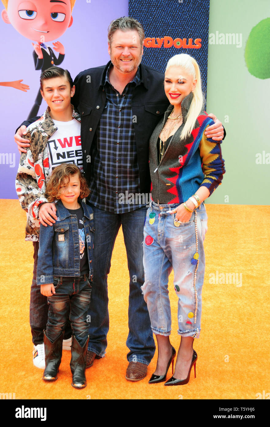 Los Angeles, California, USA 27th April, 2019 (L-R)Kingston Rossdale ...