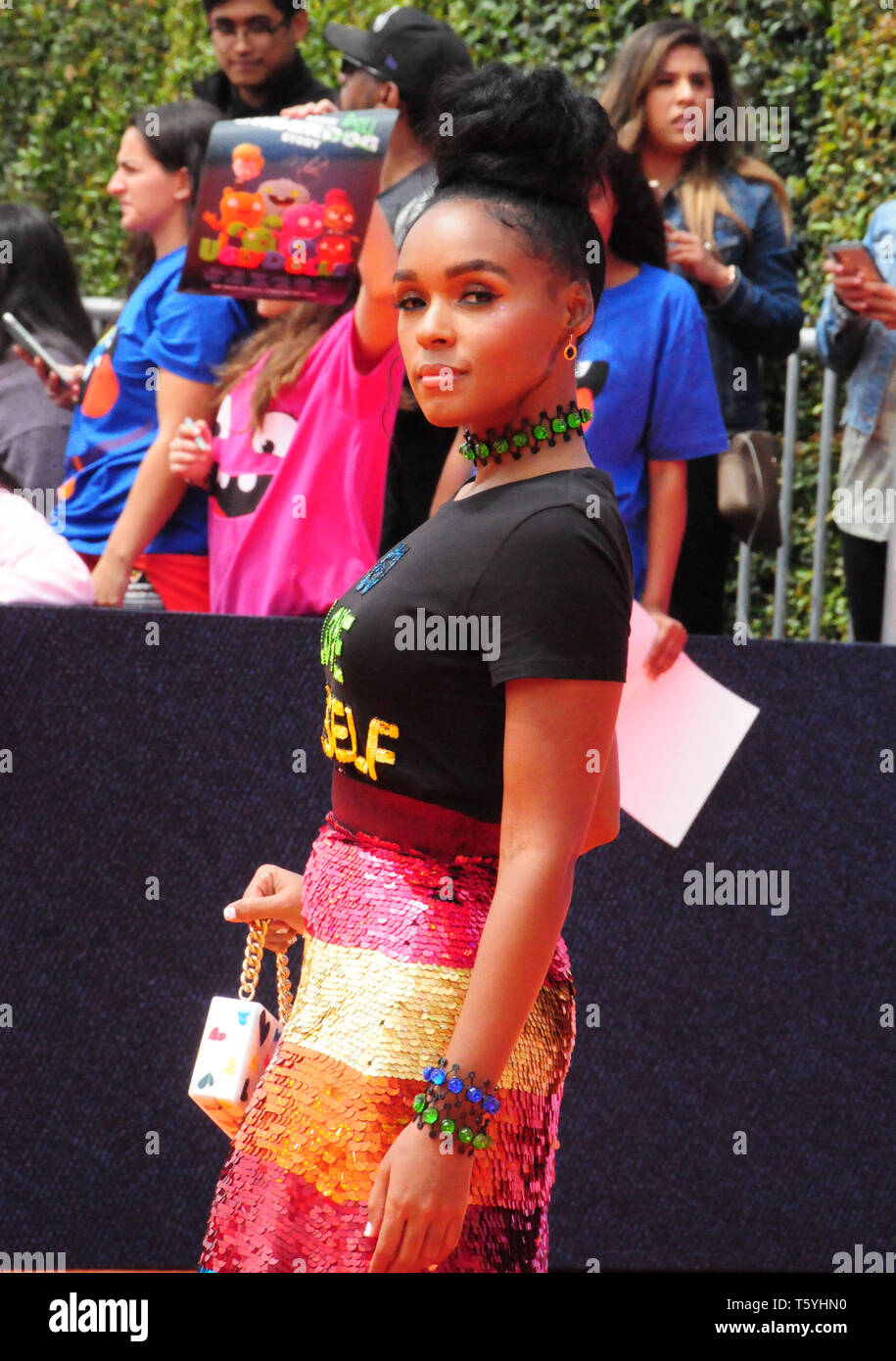 Los Angeles, California, USA 27th April, 2019 Singer Janelle Monae ...