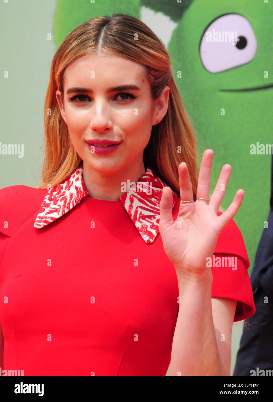 Los Angeles, California, USA 27th April, 2019 Actress Emma Roberts ...