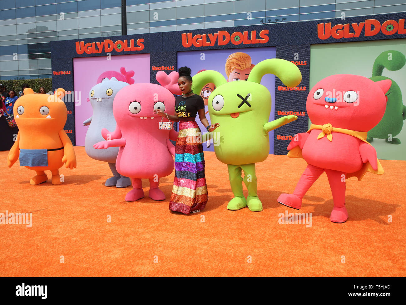 LOS ANGELES, CA April 27: Janelle Monáe, arrives at STX Films World ...