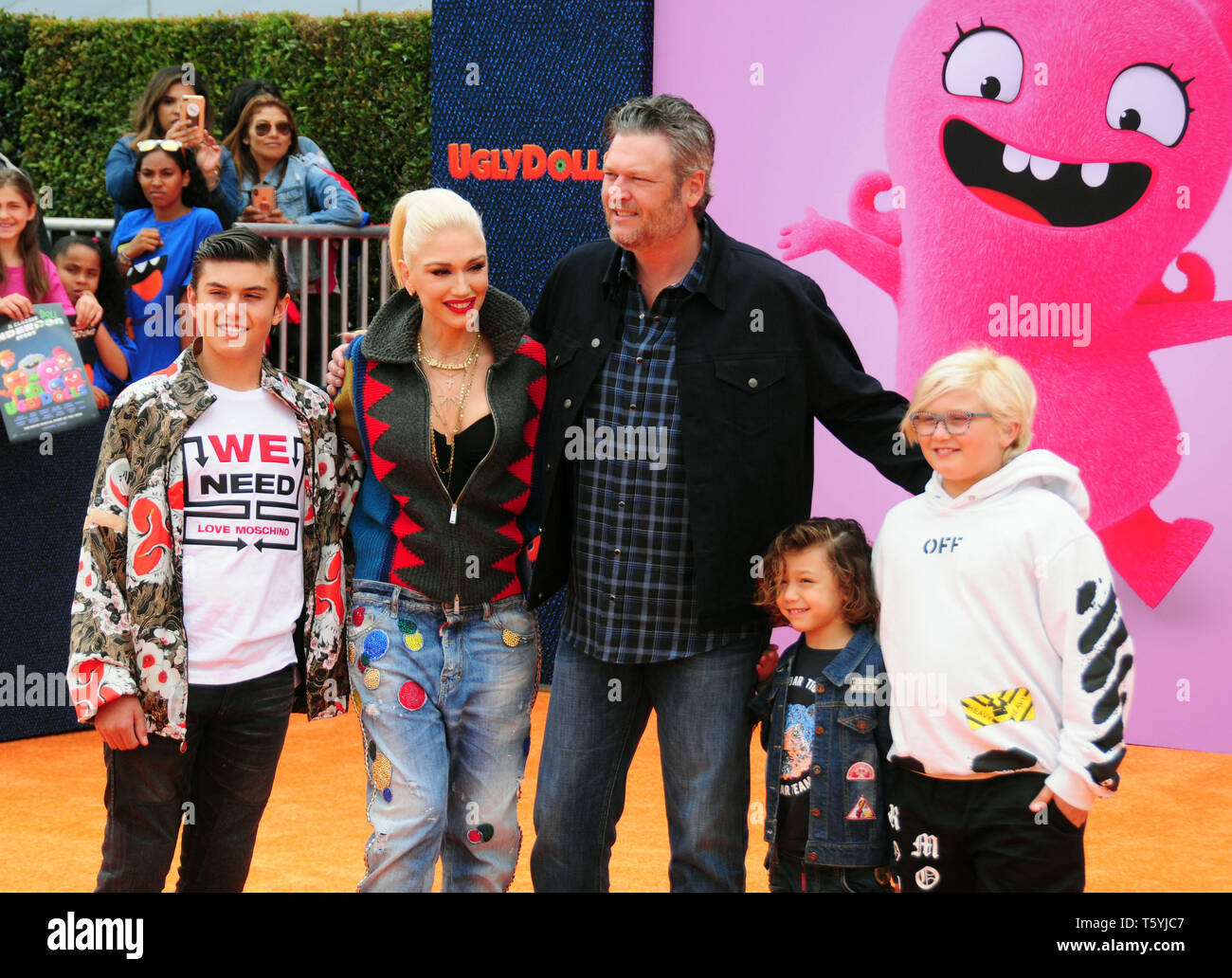 Los Angeles, California, USA 27th April, 2019 (L-R)Kingston Rossdale ...