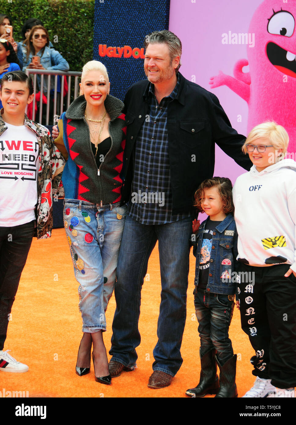 Los Angeles, California, USA 27th April, 2019 (L-R)Kingston Rossdale ...