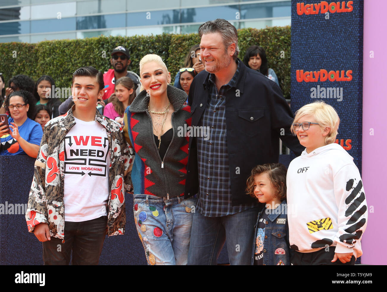 LOS ANGELES, CA April 27: Kingston Rossdale, Gwen Stefani, Blake ...