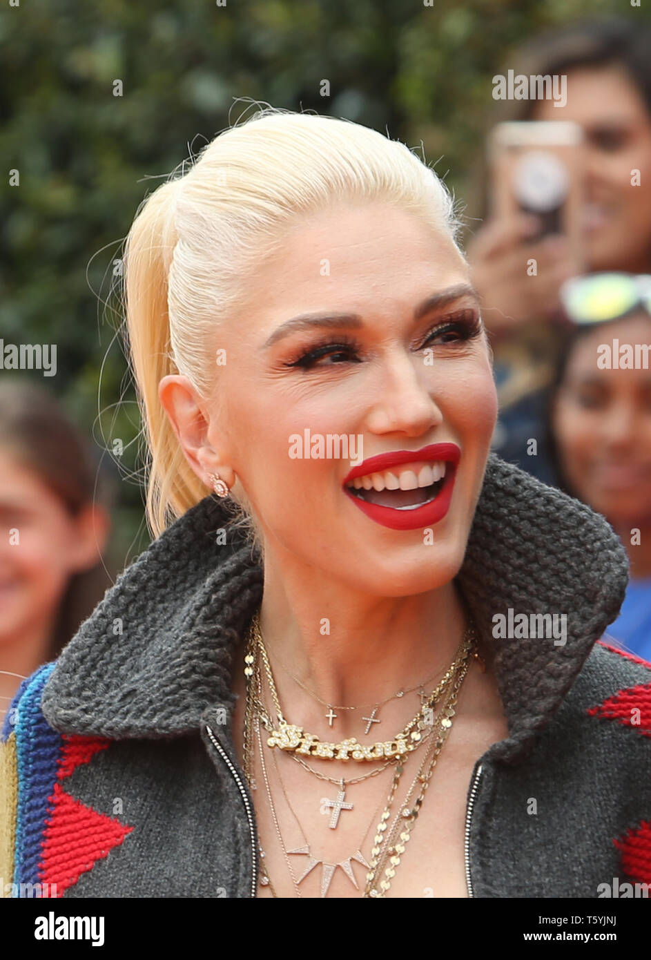 Los Angeles Ca April 27 Gwen Stefani Arrives At Stx Films World Premiere Of Uglydolls At