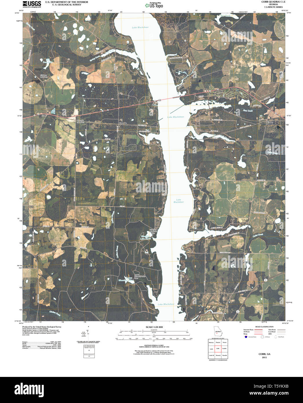 Cobb georgia map hi-res stock photography and images - Alamy