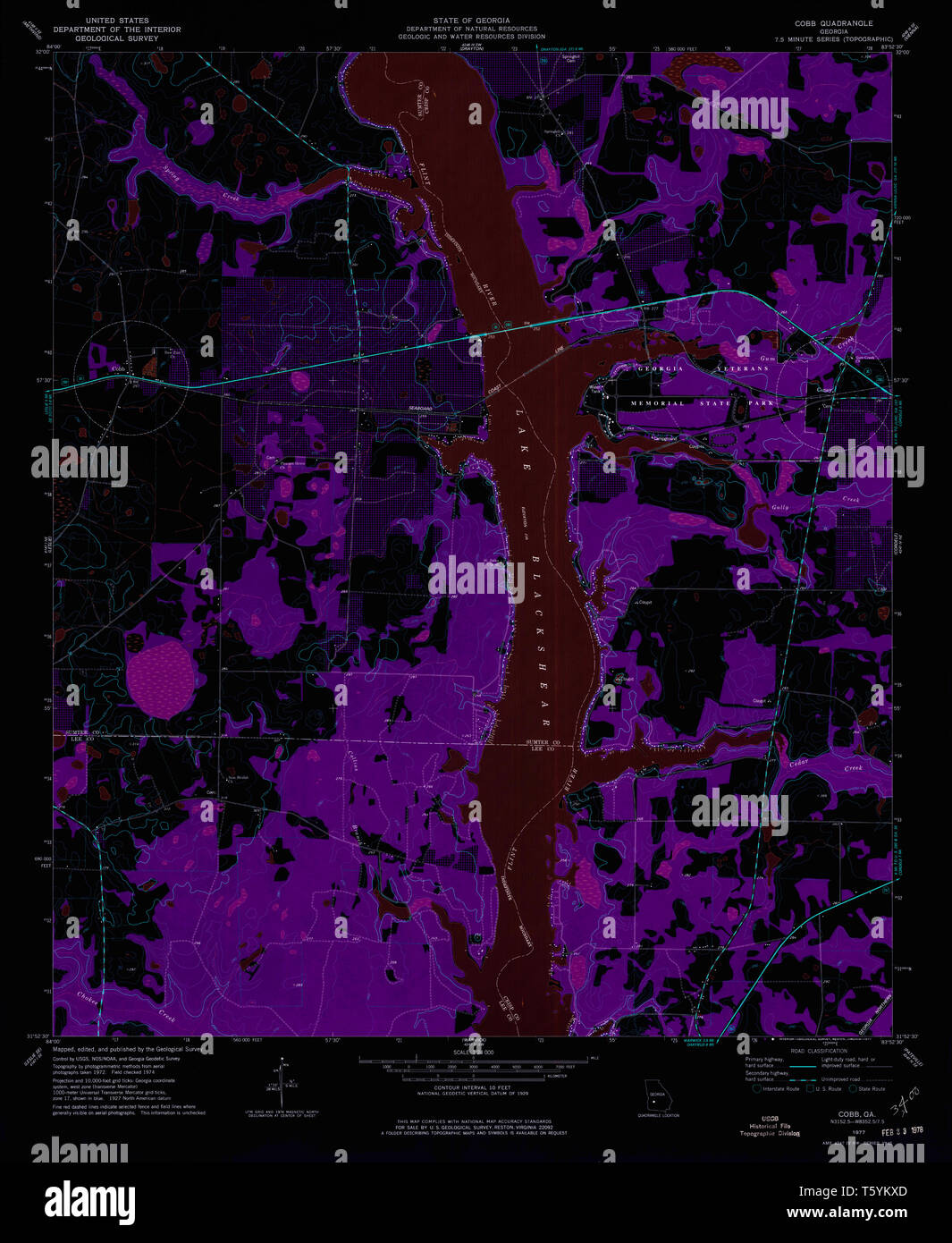 Cobb georgia map hi-res stock photography and images - Alamy