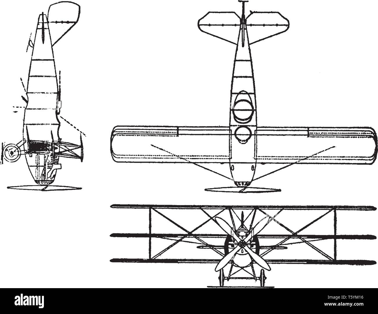 Model triplane Stock Vector Images - Alamy