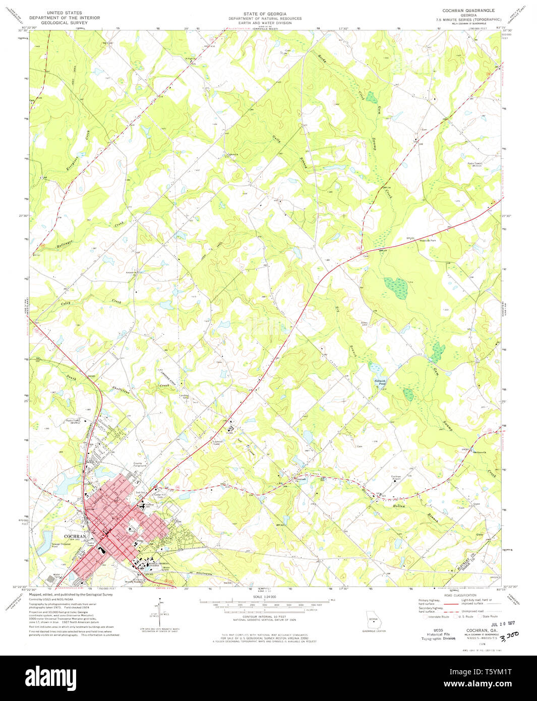 Cochran map hi-res stock photography and images - Alamy