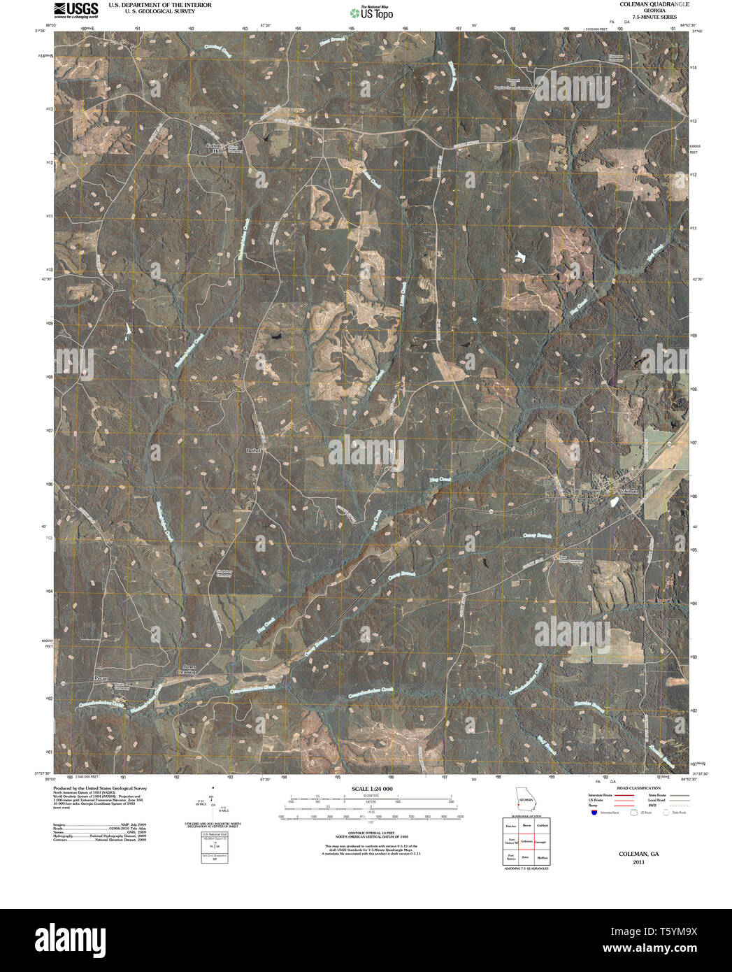 Coleman map hi-res stock photography and images - Alamy