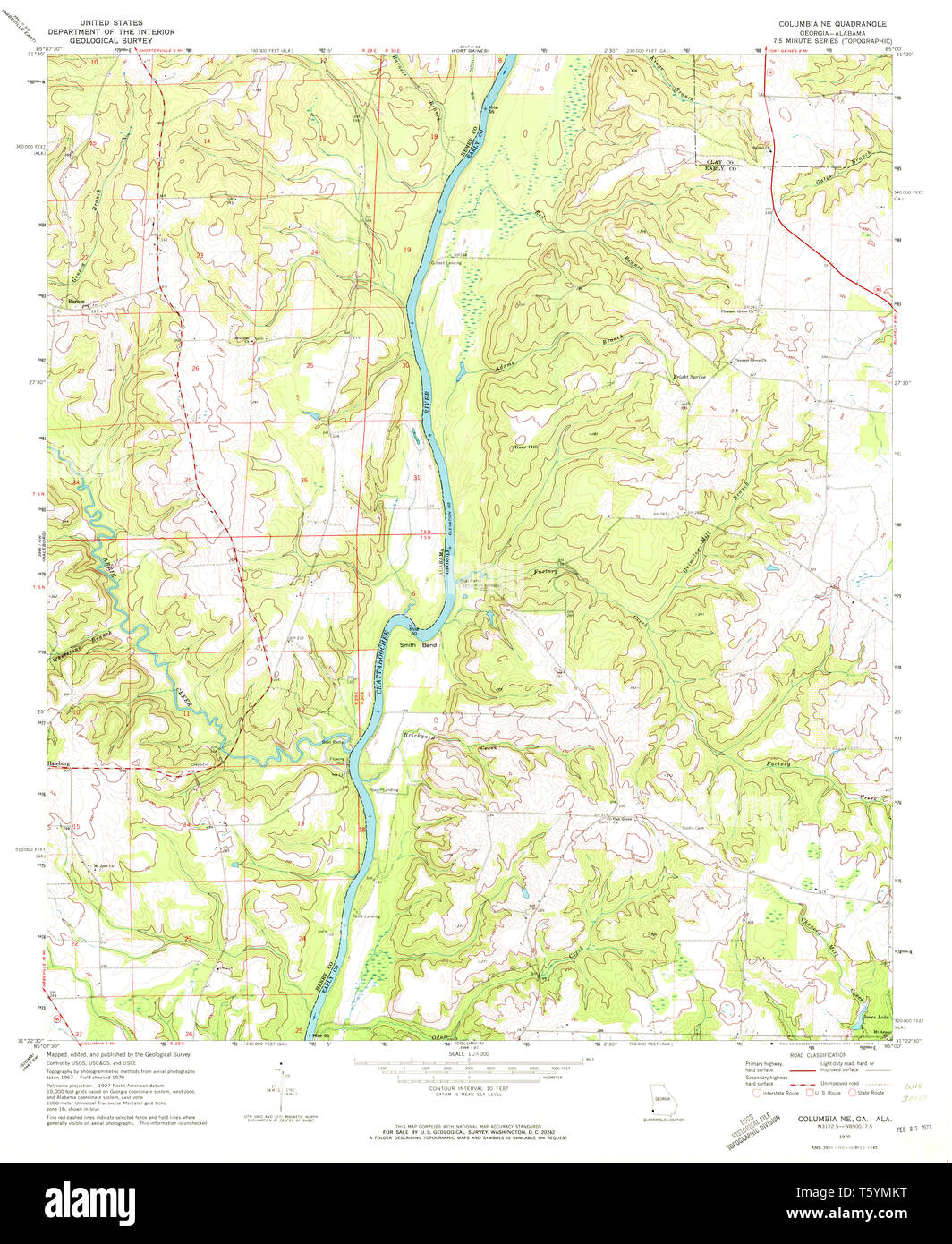 1970 columbia map hi-res stock photography and images - Alamy