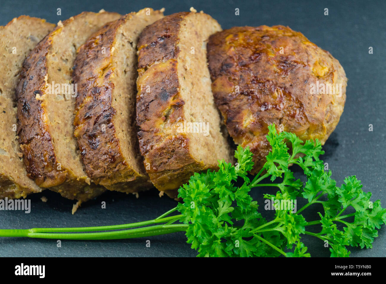 Traditional german meatloaf Stock Photo - Alamy