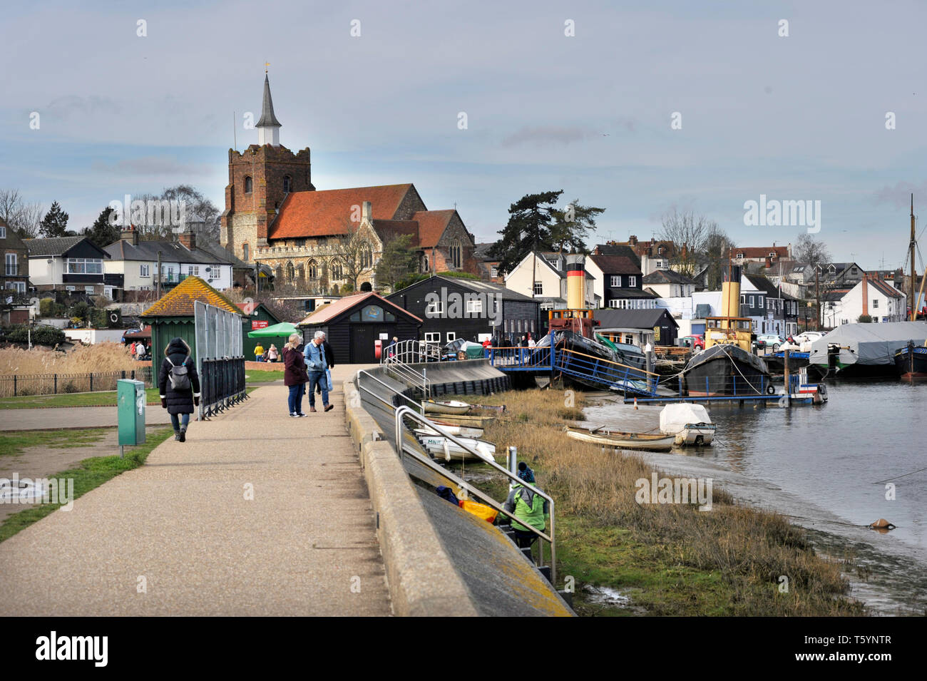 hythe quay maldon essex england Stock Photo - Alamy