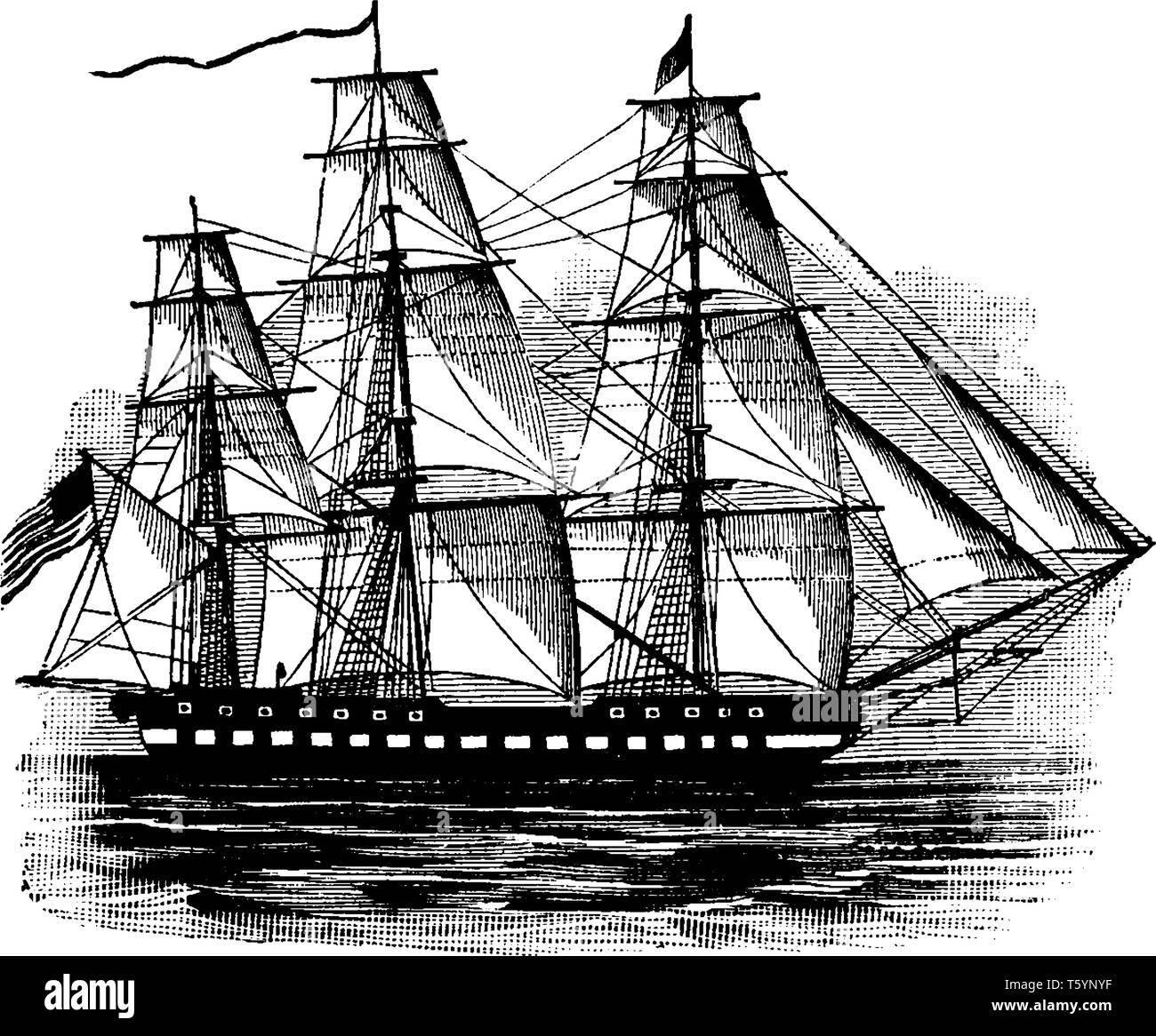 Frigate Stock Vector Images - Alamy