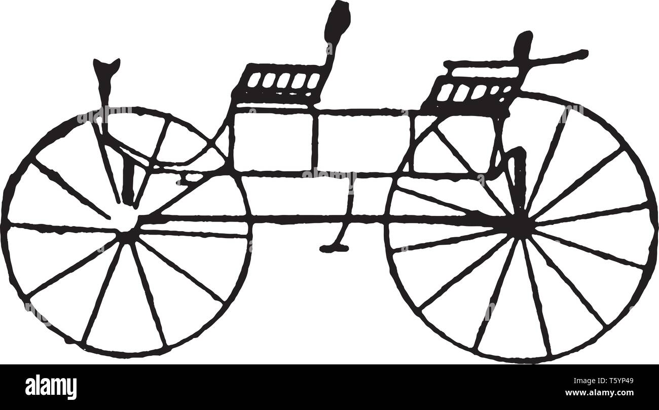 Surrey wagon is popular American doorless four wheeled carriage of the ...