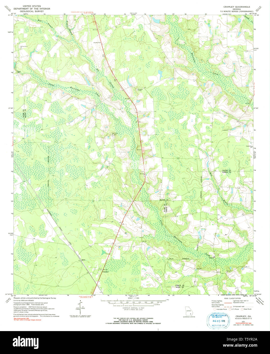 Crawley map hi-res stock photography and images - Alamy