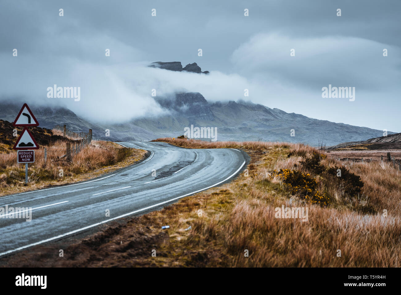 road through the landscape of Scotland Stock Photo - Alamy