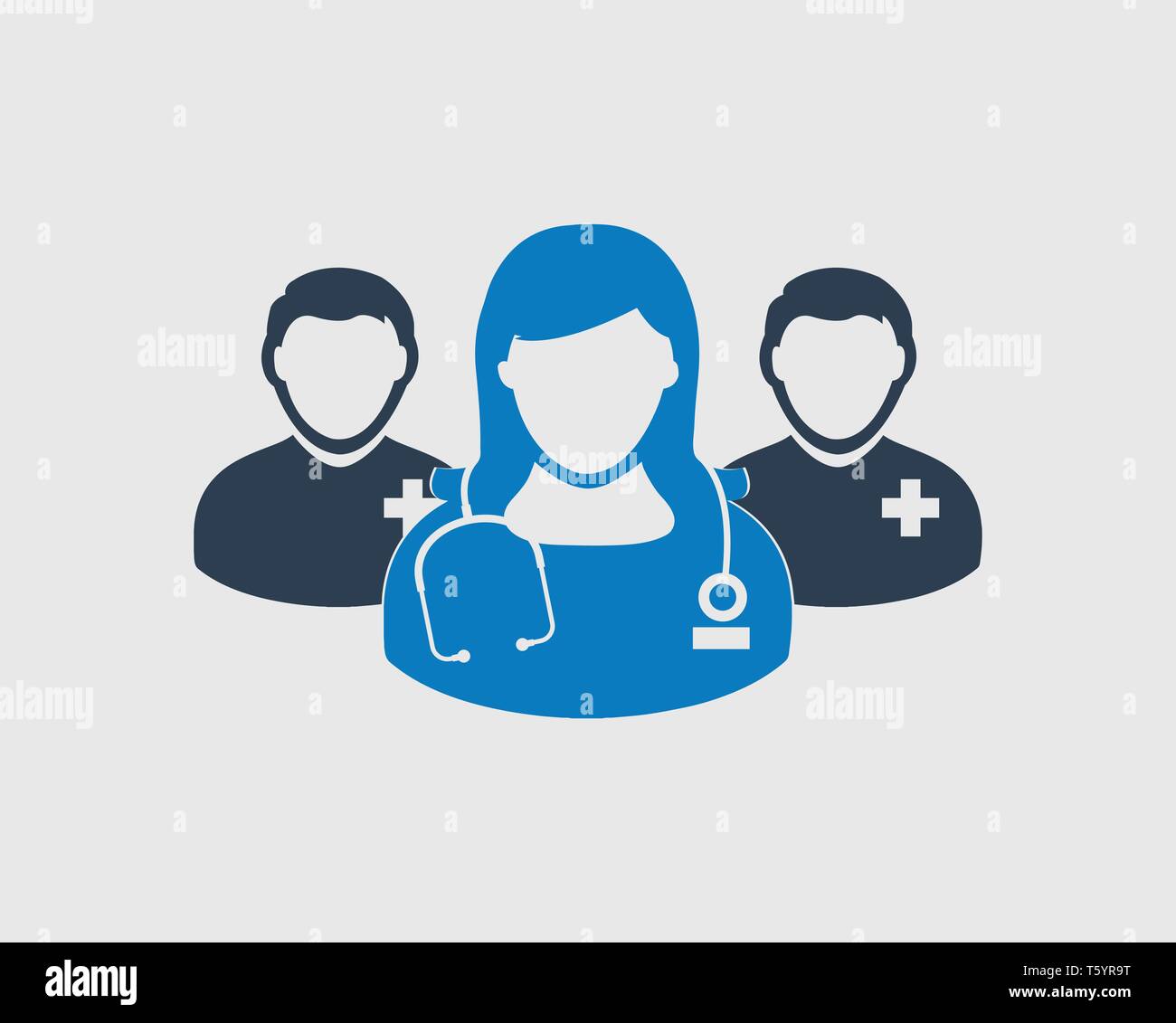 Medical Team Icon Stock Vector Image & Art - Alamy