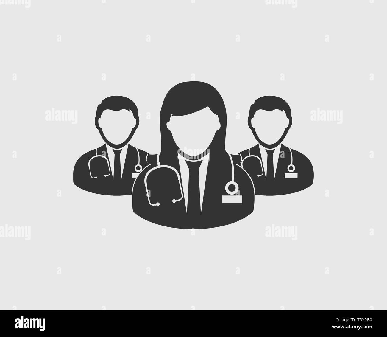 Medical Team Icon Stock Vector Image & Art - Alamy