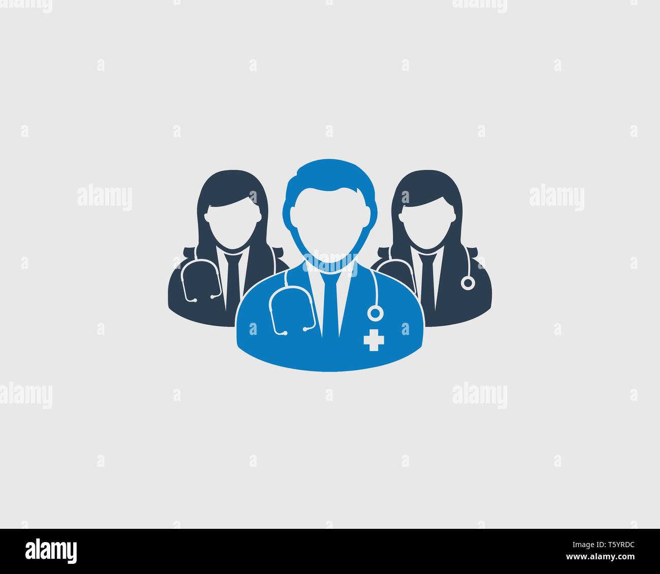 Medical Team Icon Stock Vector Image & Art - Alamy