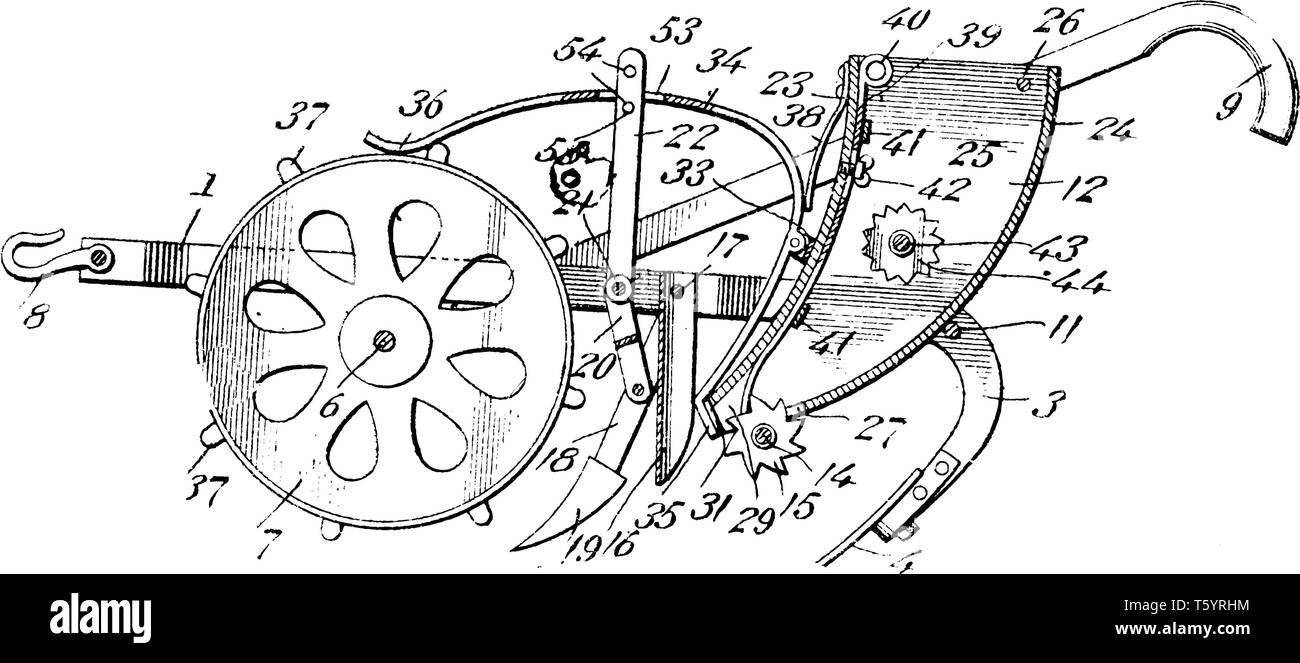 This Picture shows a Seed Planter is a machine or a tool used for ...