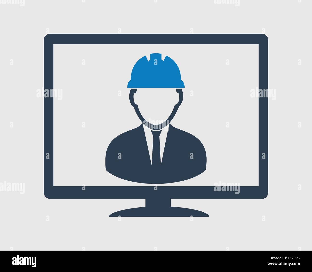 Online Engineer Team Icon Stock Vector Image & Art - Alamy