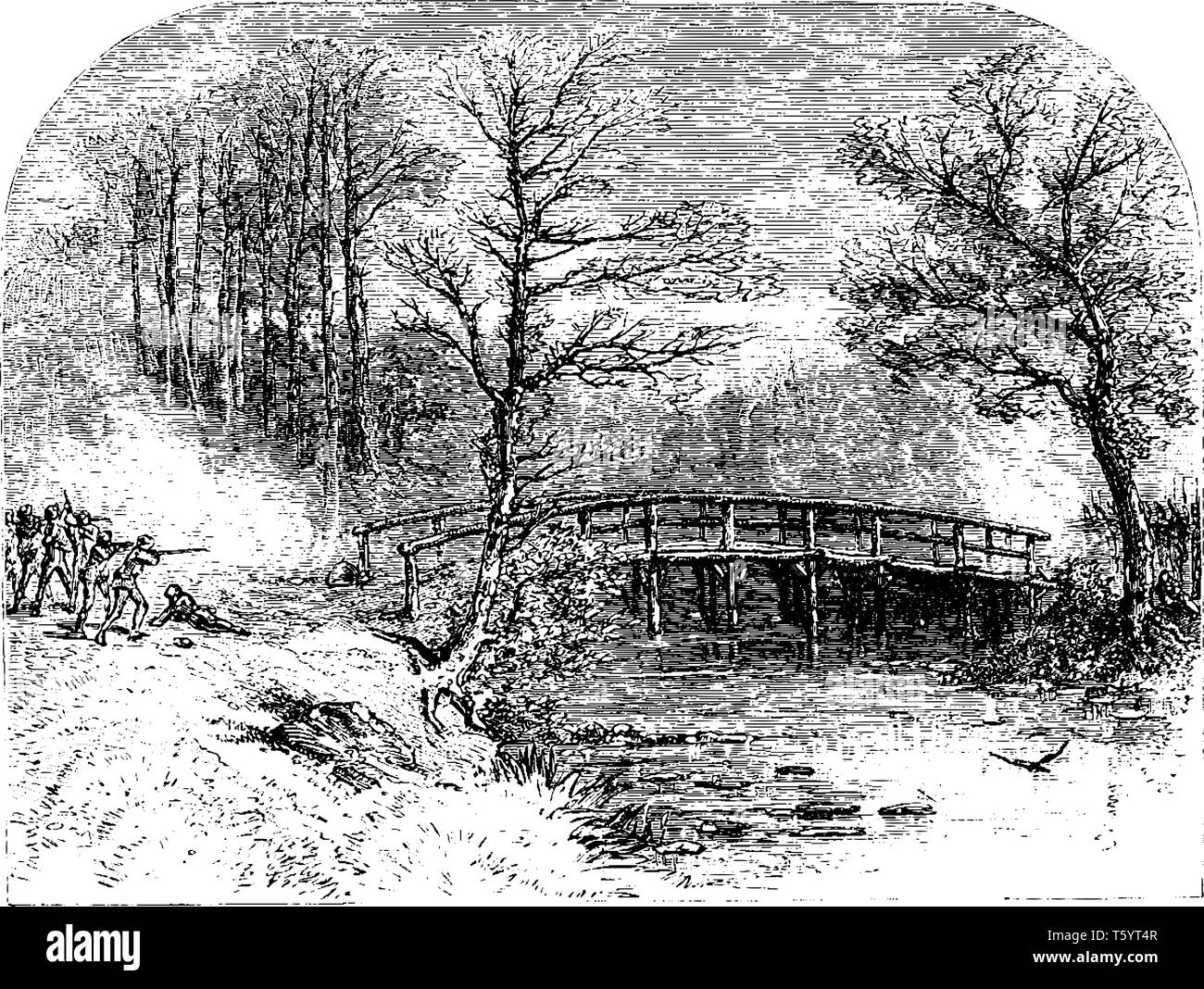 Battle of lexington hi-res stock photography and images - Alamy