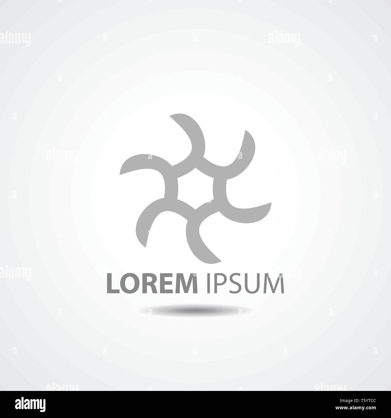 Abstract spinner logo concept Stock Vector Image & Art - Alamy