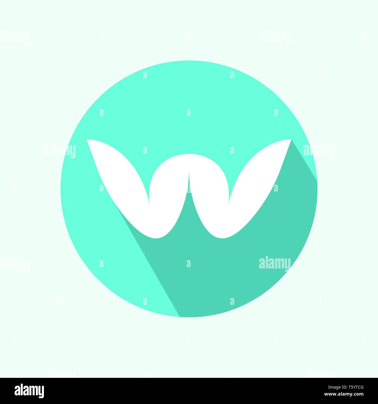 W symbol vector vectors hi-res stock photography and images - Alamy
