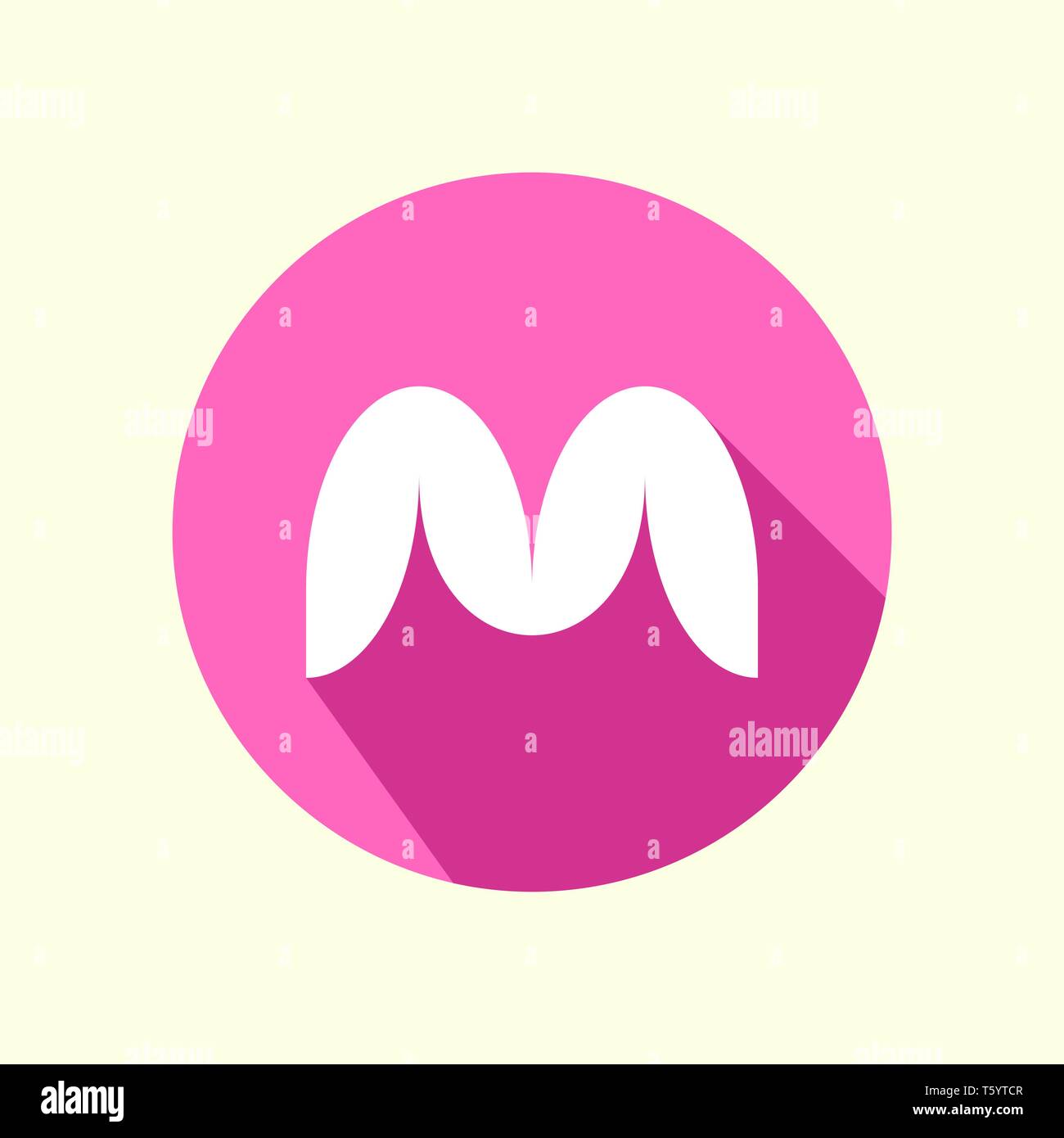 M house logo Stock Vector Images - Alamy