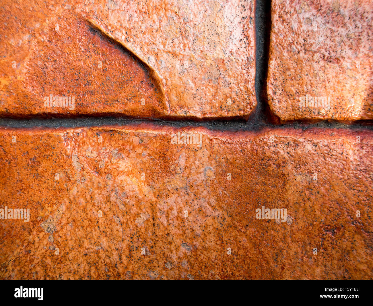 Texture of the artificial stone pattern tile flooring Stock Photo - Alamy