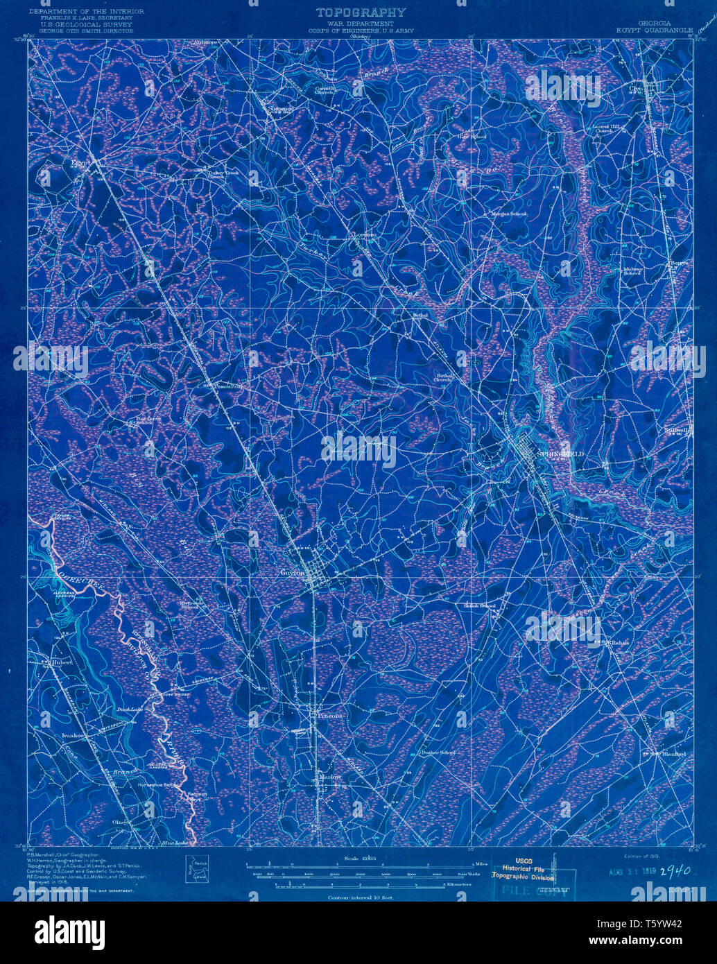 Map of dalton georgia hi-res stock photography and images - Alamy