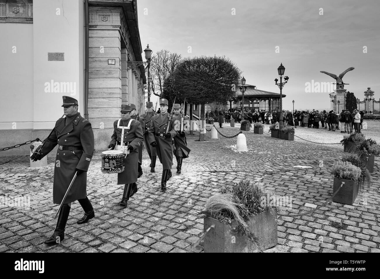 Castle in hungary Black and White Stock Photos & Images - Alamy