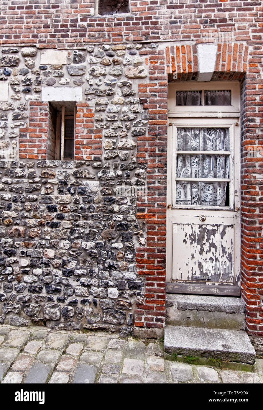 Village house facade normandy door hi-res stock photography and images ...