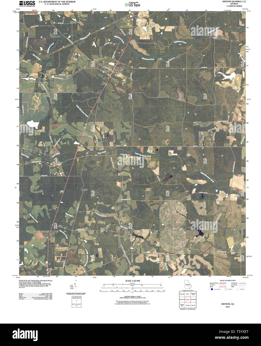 Denton map hi-res stock photography and images - Alamy