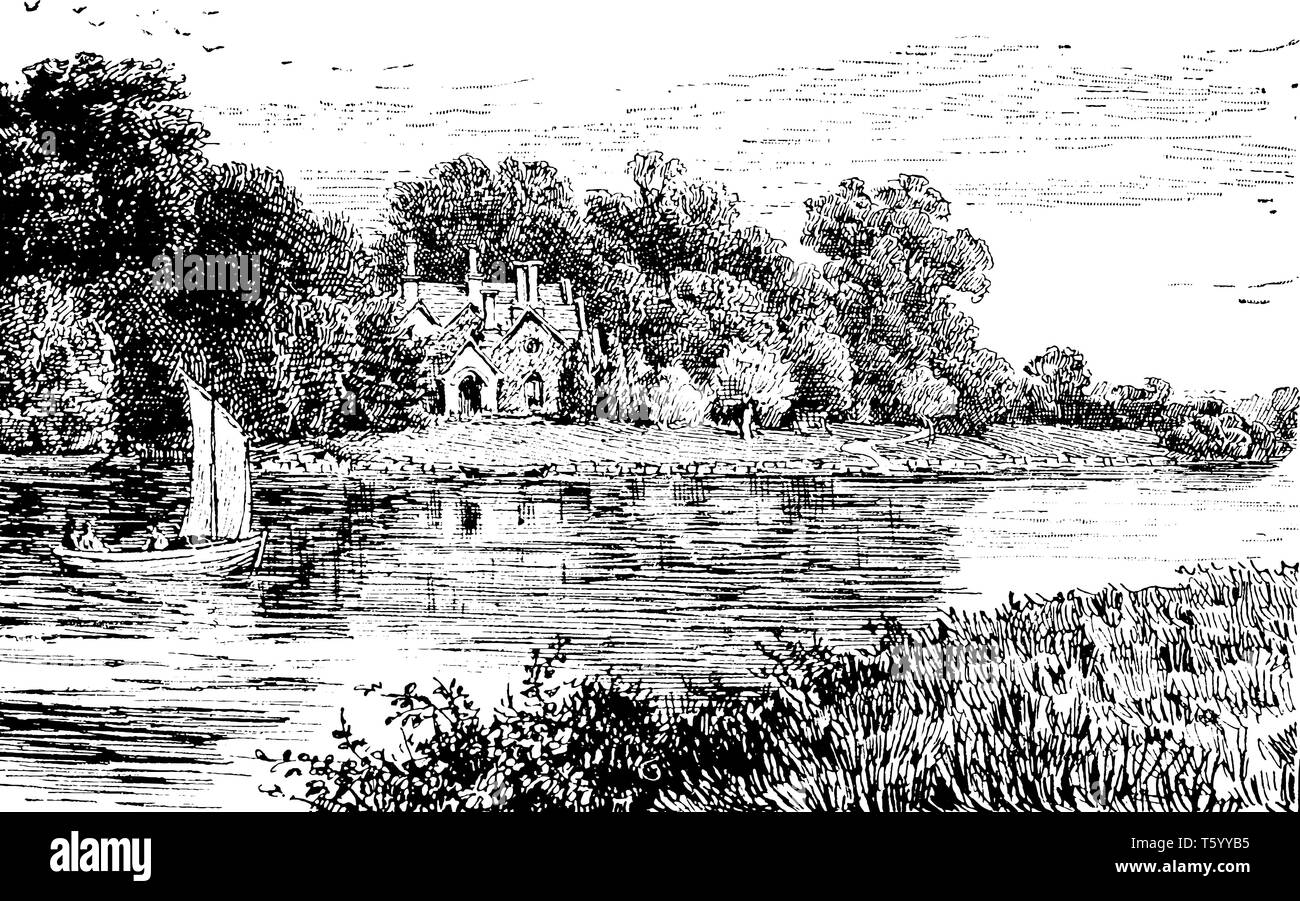 Magna Charta Island is an island in the River Thames in England ...