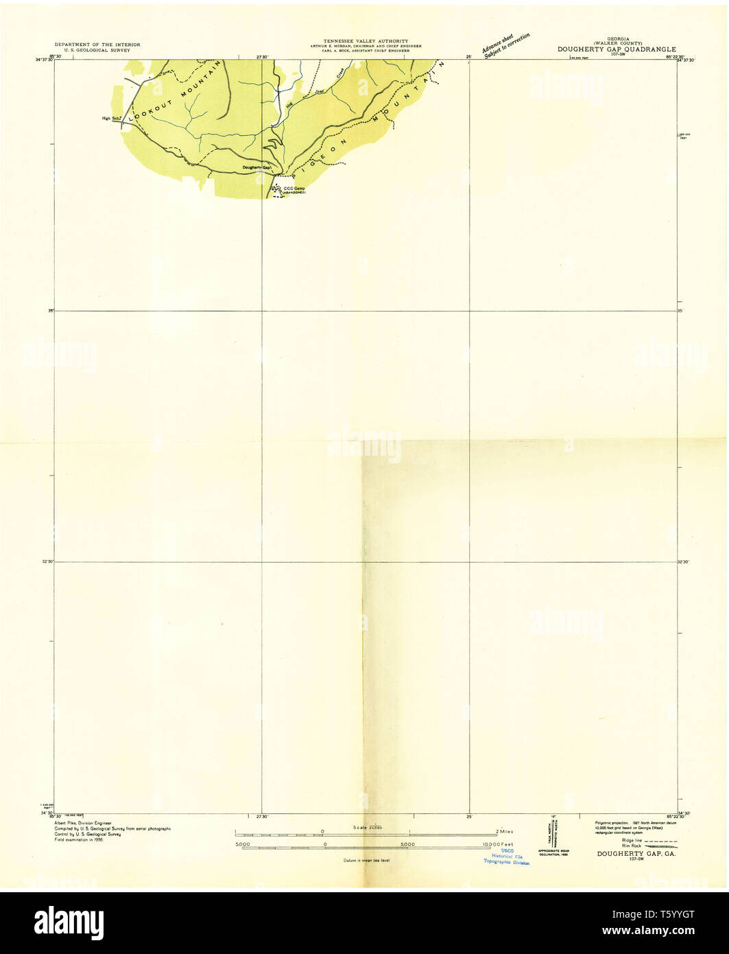 Map of dougherty hi-res stock photography and images - Alamy