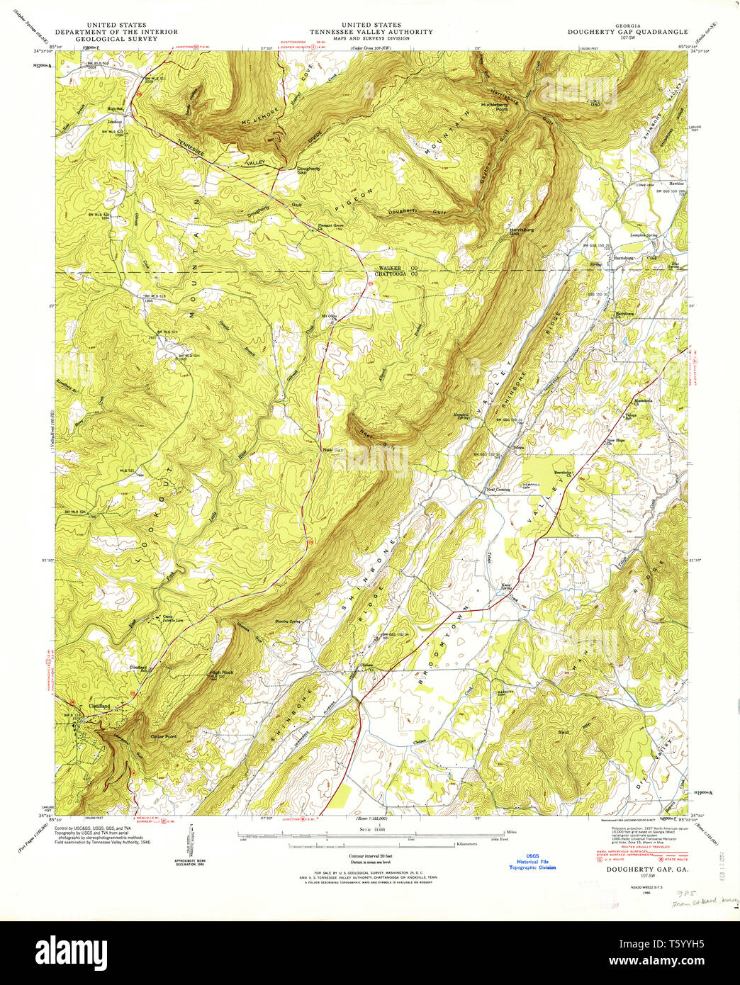 Dougherty map hi-res stock photography and images - Alamy