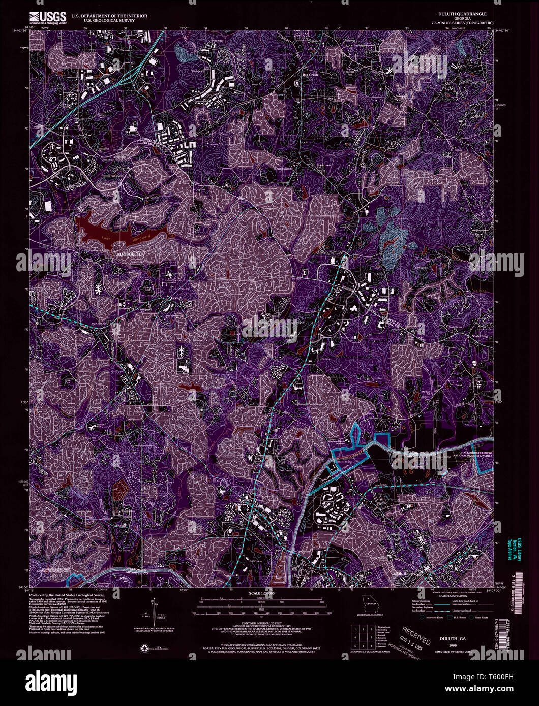 Map of duluth hi-res stock photography and images - Alamy