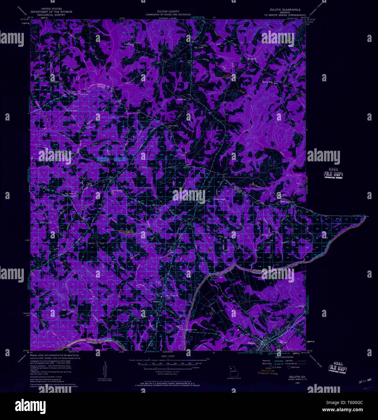 Map of duluth hi-res stock photography and images - Alamy