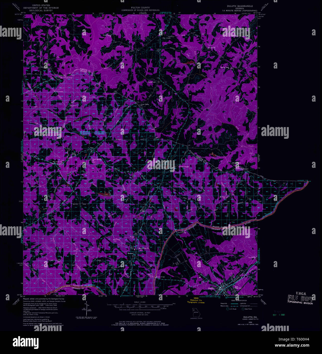 Map of duluth hi-res stock photography and images - Alamy